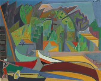 André Lhote | Felouques (1951) | MutualArt