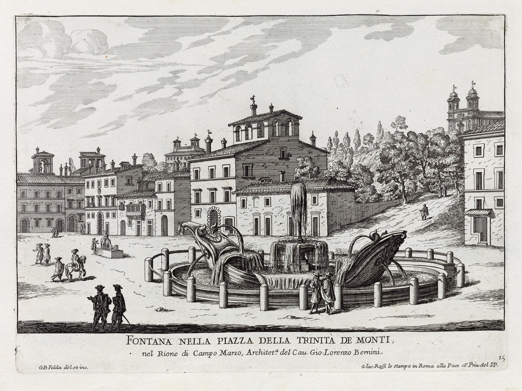 Giovanni Battista Falda | Le Fontane di Roma; Le Fontane delle Ville di ...