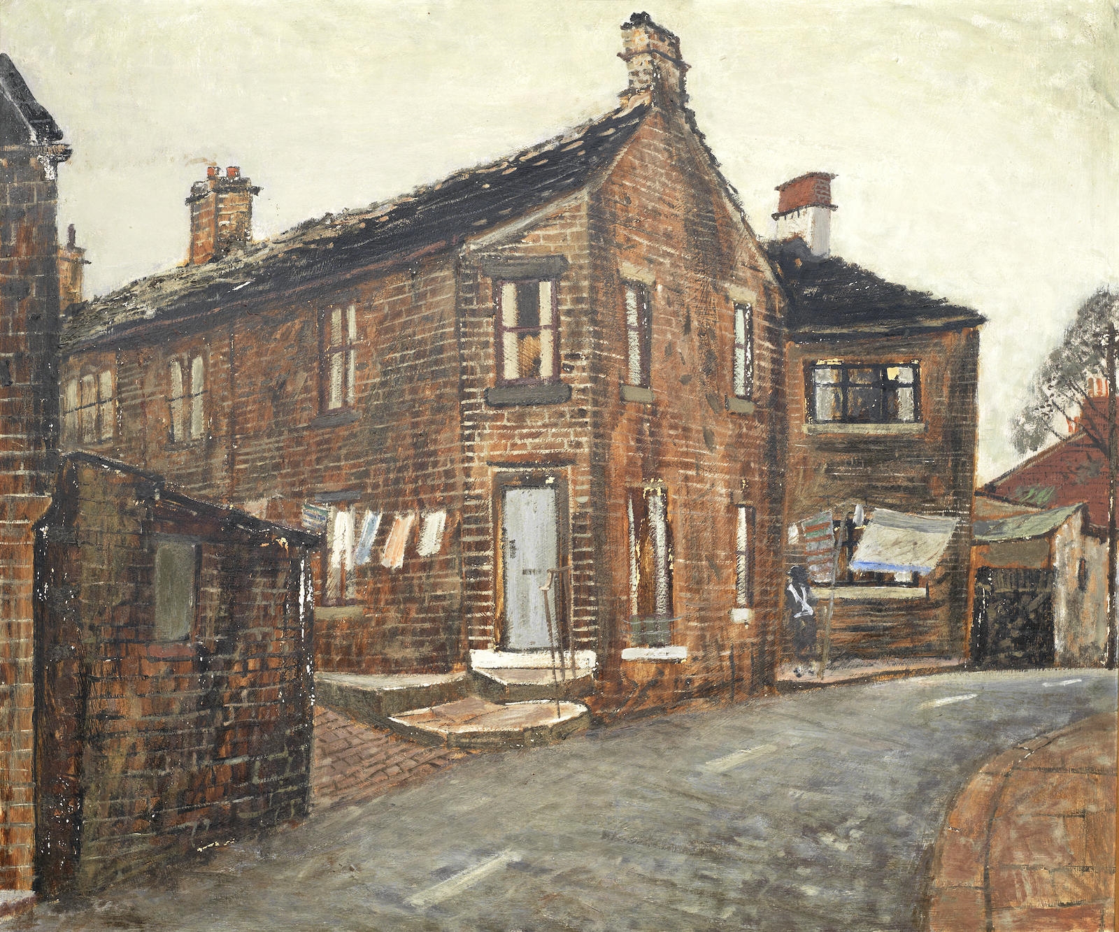Brook Peter | Washing lines in terraced streets (1960) | MutualArt