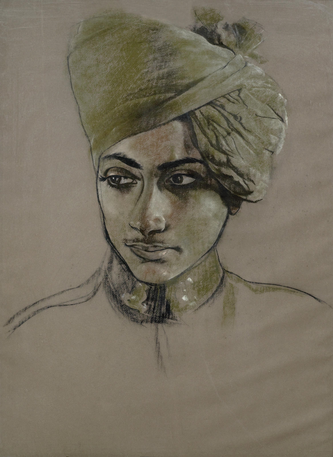 Eric Henri Kennington | Portrait of Segall Singh (Circa 1918) | MutualArt