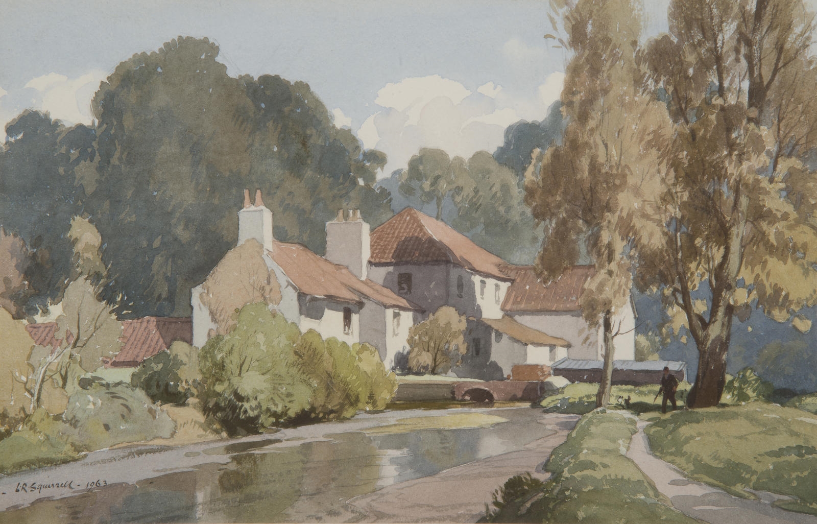 Leonard Russell Squirrell | The watermill, Louth (1963) | MutualArt