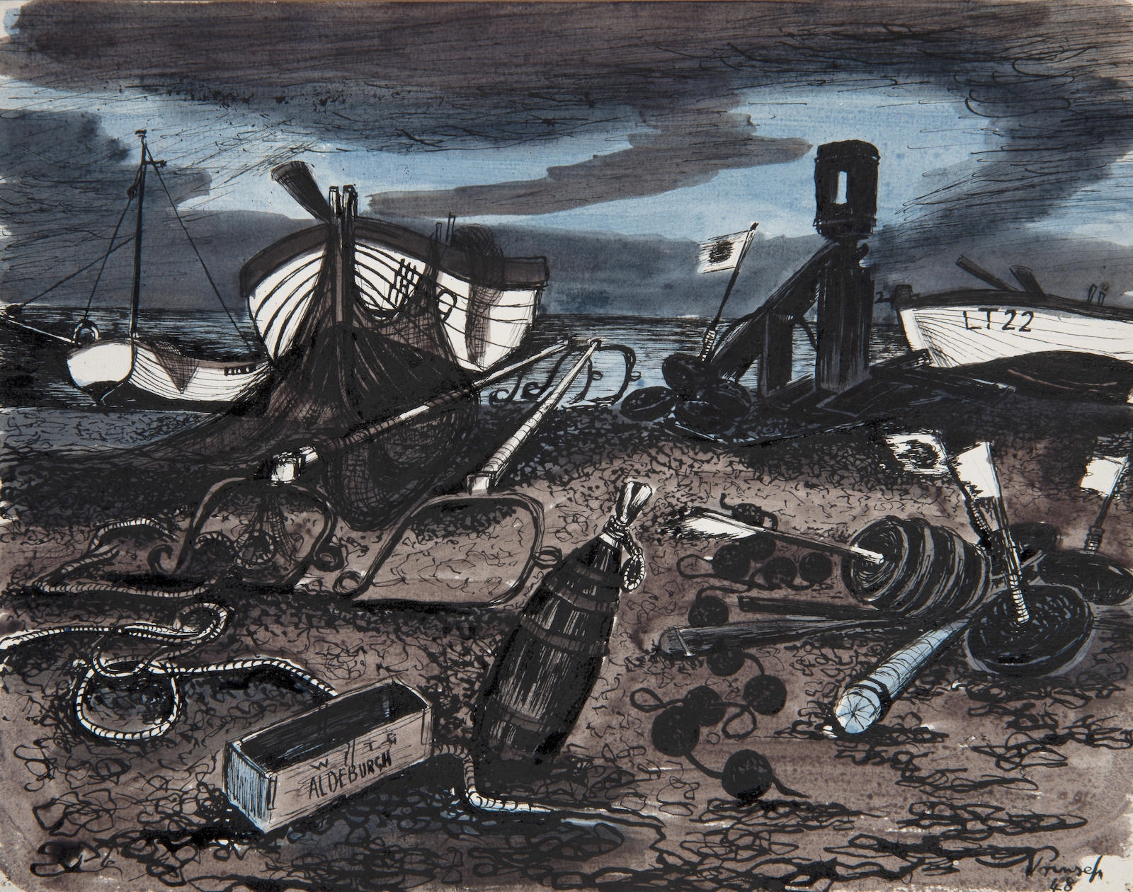 Anthony Levett-Prinsep | 3 Works: Aldeburgh (1948) | MutualArt