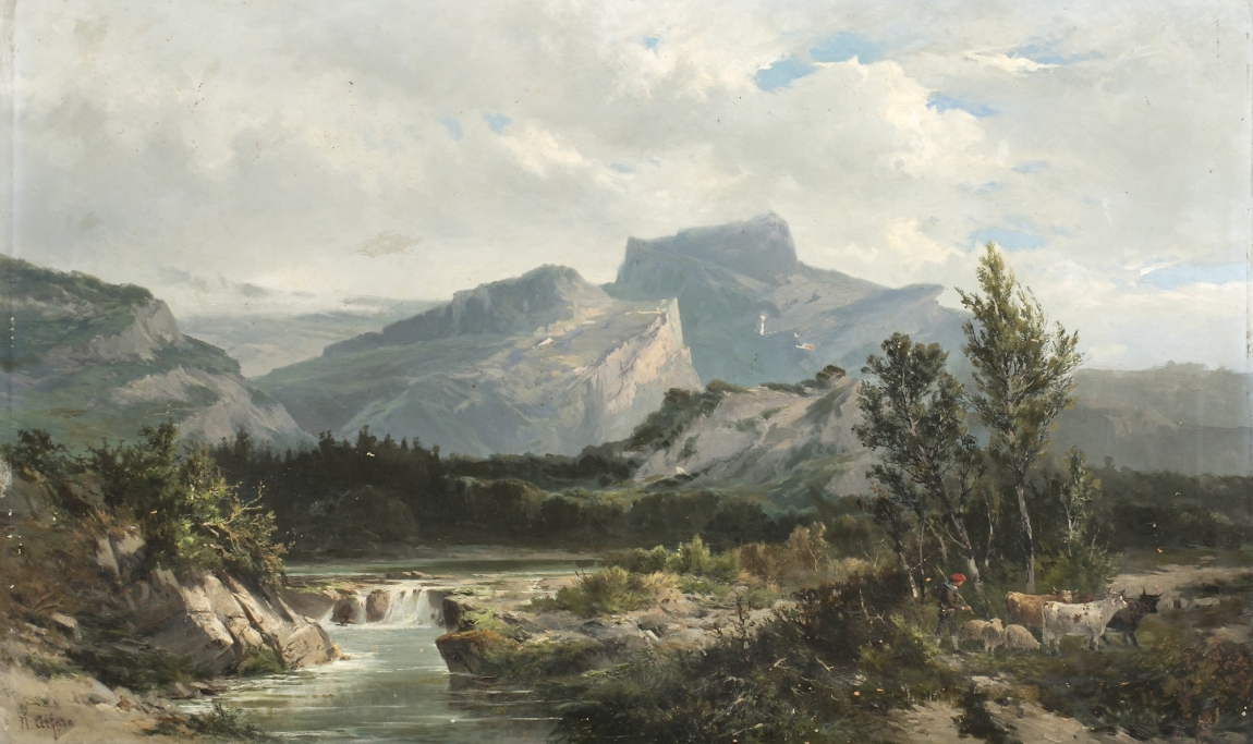 Nicolás Alfaro y Brieva | Cercanías de Aguas Buenas | MutualArt