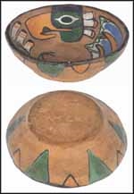 Carr Emily | TWO KLEE WYCK PAINTED CERAMIC SCULPTURES; THUNDERBIRD AND ...