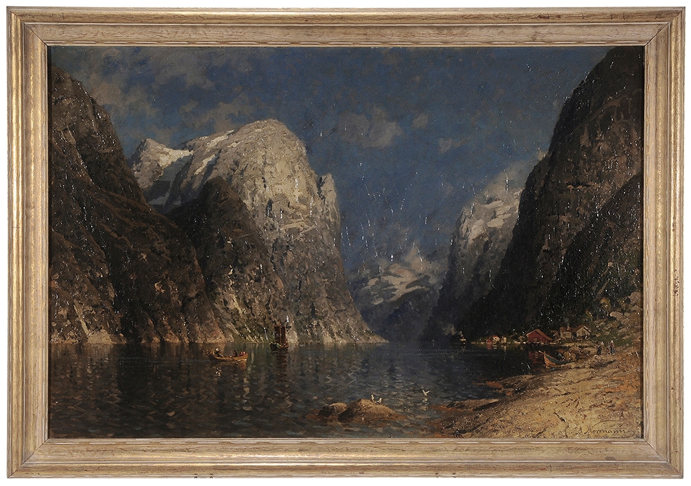 Eilert Adelsteen Normann | FISKESTUGA VID HAVET | MutualArt