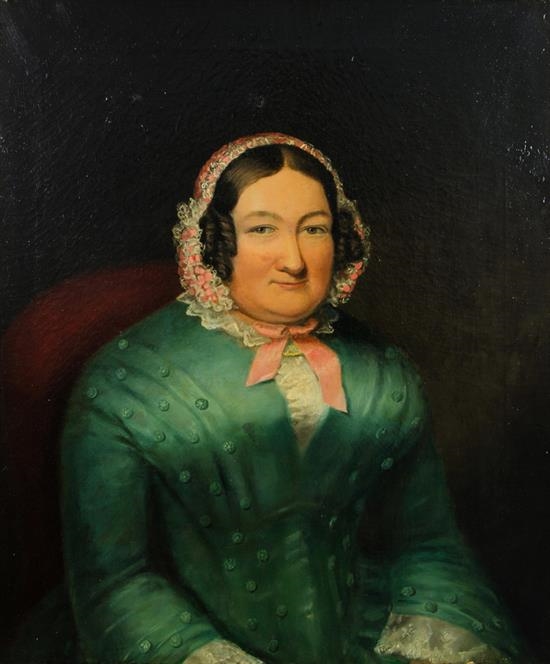 British School, 19th Century | Portrait of Mrs. Mary Rowe (19th Century ...