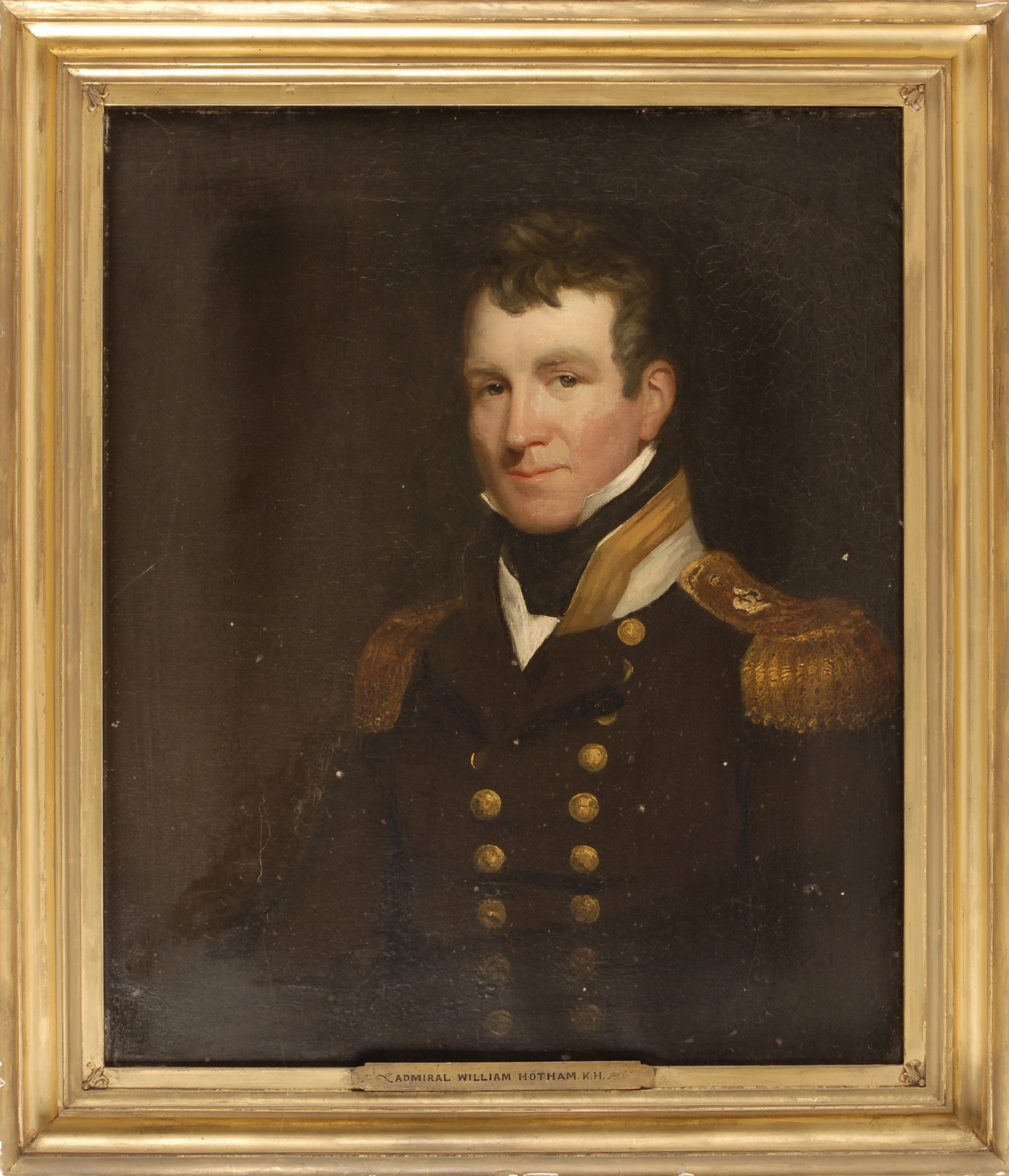 British School, 19th Century | Portrait of Admiral William Hotham, 1st ...