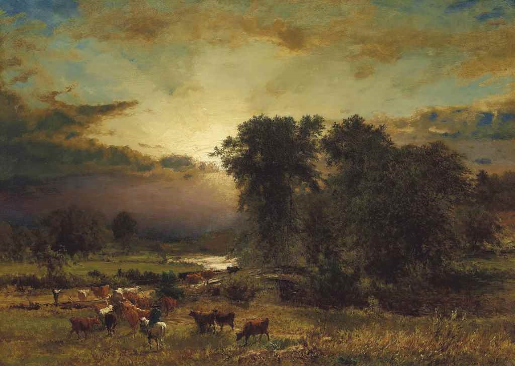 George Inness | Light Triumphant (1861) | MutualArt