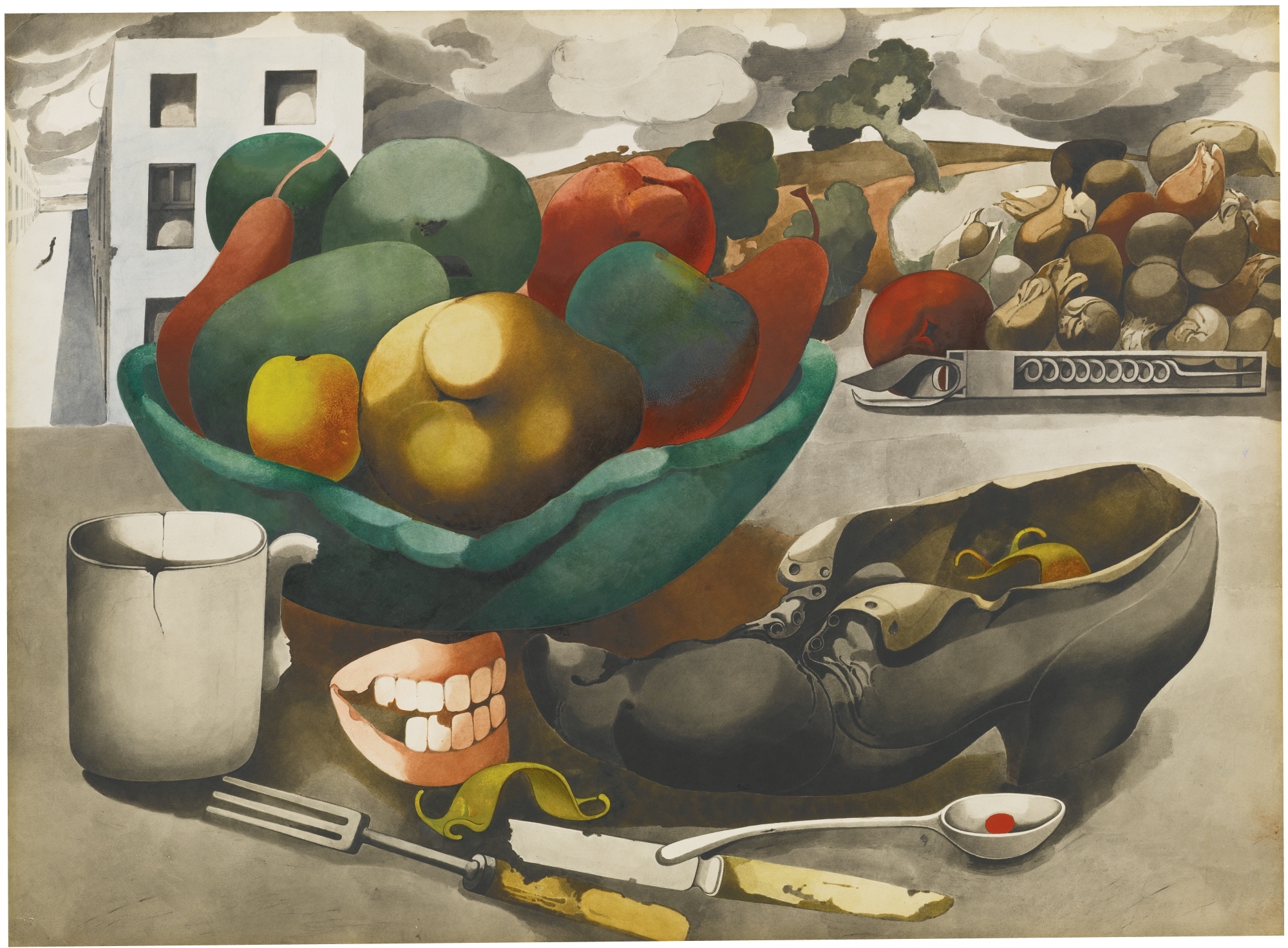 Edward Burra | Construction (Circa 1950) | MutualArt