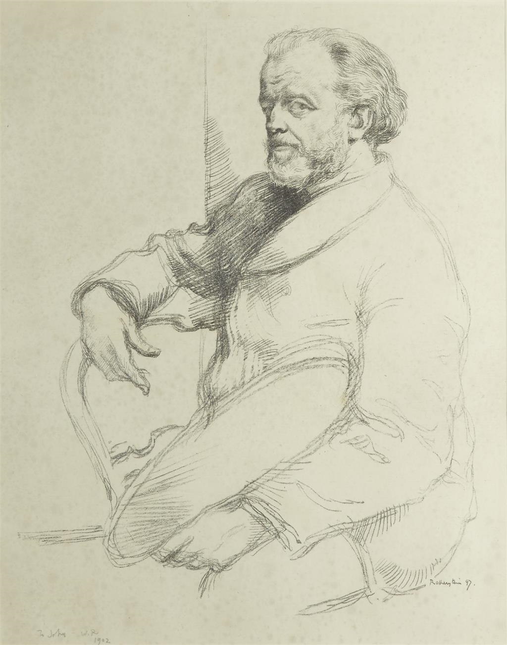 Sir William Rothenstein | Portrait of a man (1997) | MutualArt