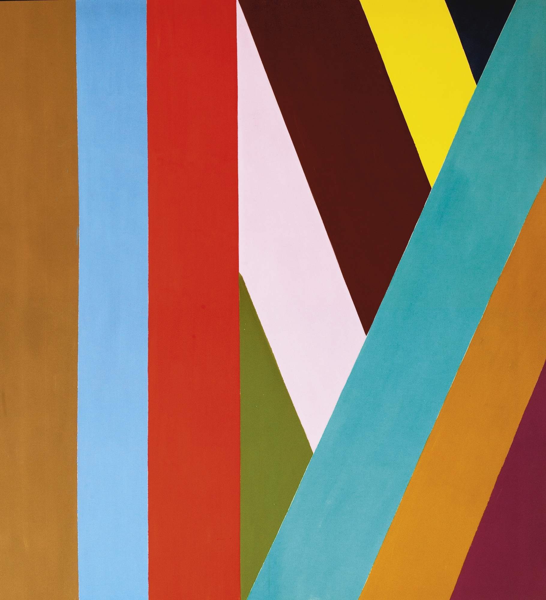 Jack Bush | 3 COLUMNS - 8 SLANTS (1967) | MutualArt