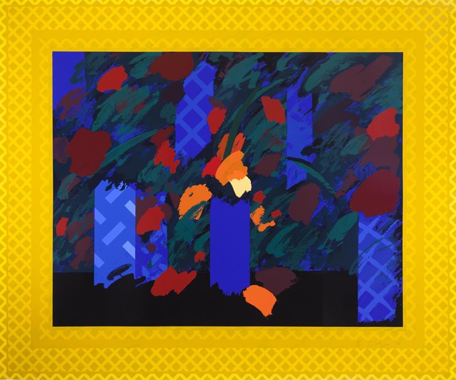 William Tillyer | Flowers in a vase (1978) | MutualArt