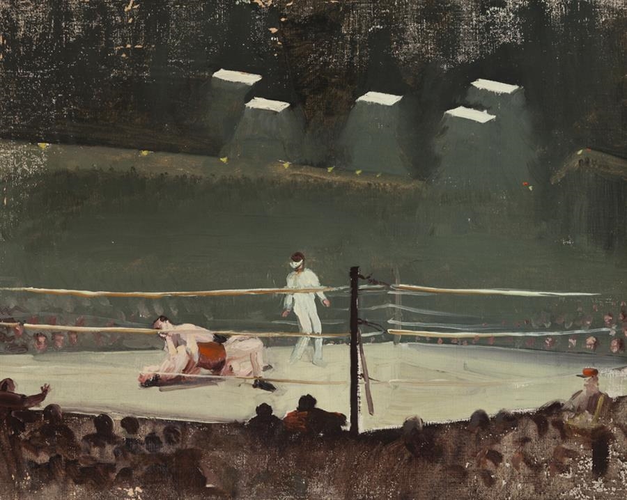 Ruth H. Bohan | Wrestling Match at the Old Convention Hall (1924 - 1928 ...