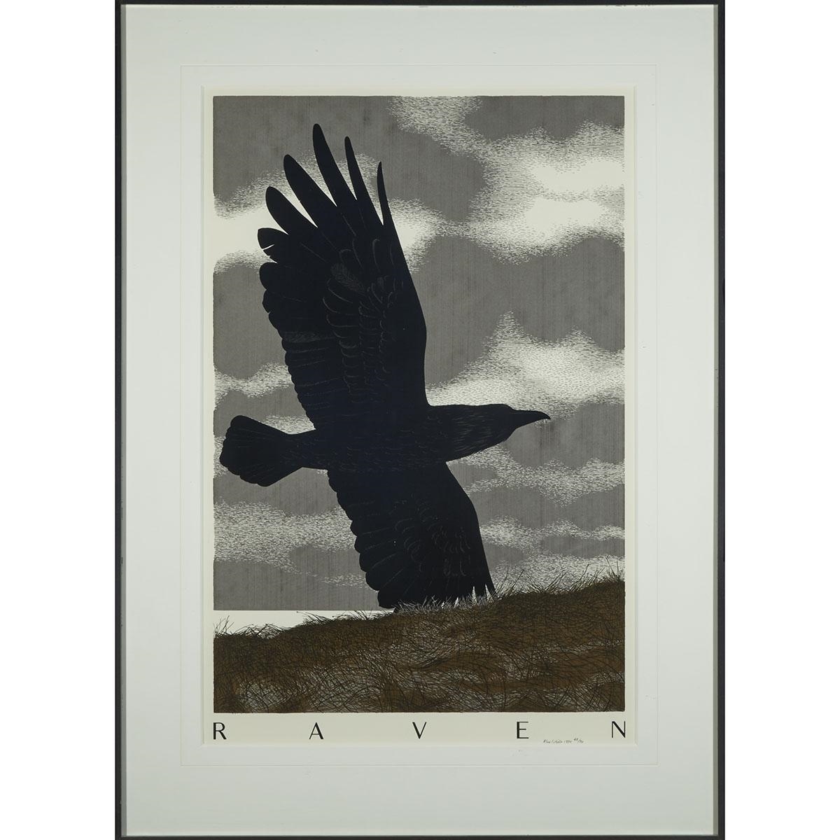 Alex Colville | Artist and Blue Jay (1993) | MutualArt