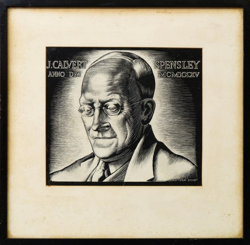 Dorothea Braby | 3 works, J Calvert Spensley, Portrait of J Calvert ...