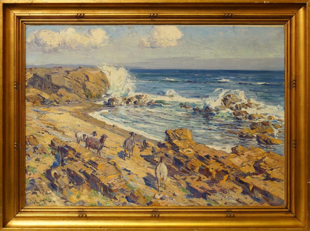 Carl Budtz-Moller | Coastal landscape (1928) | MutualArt