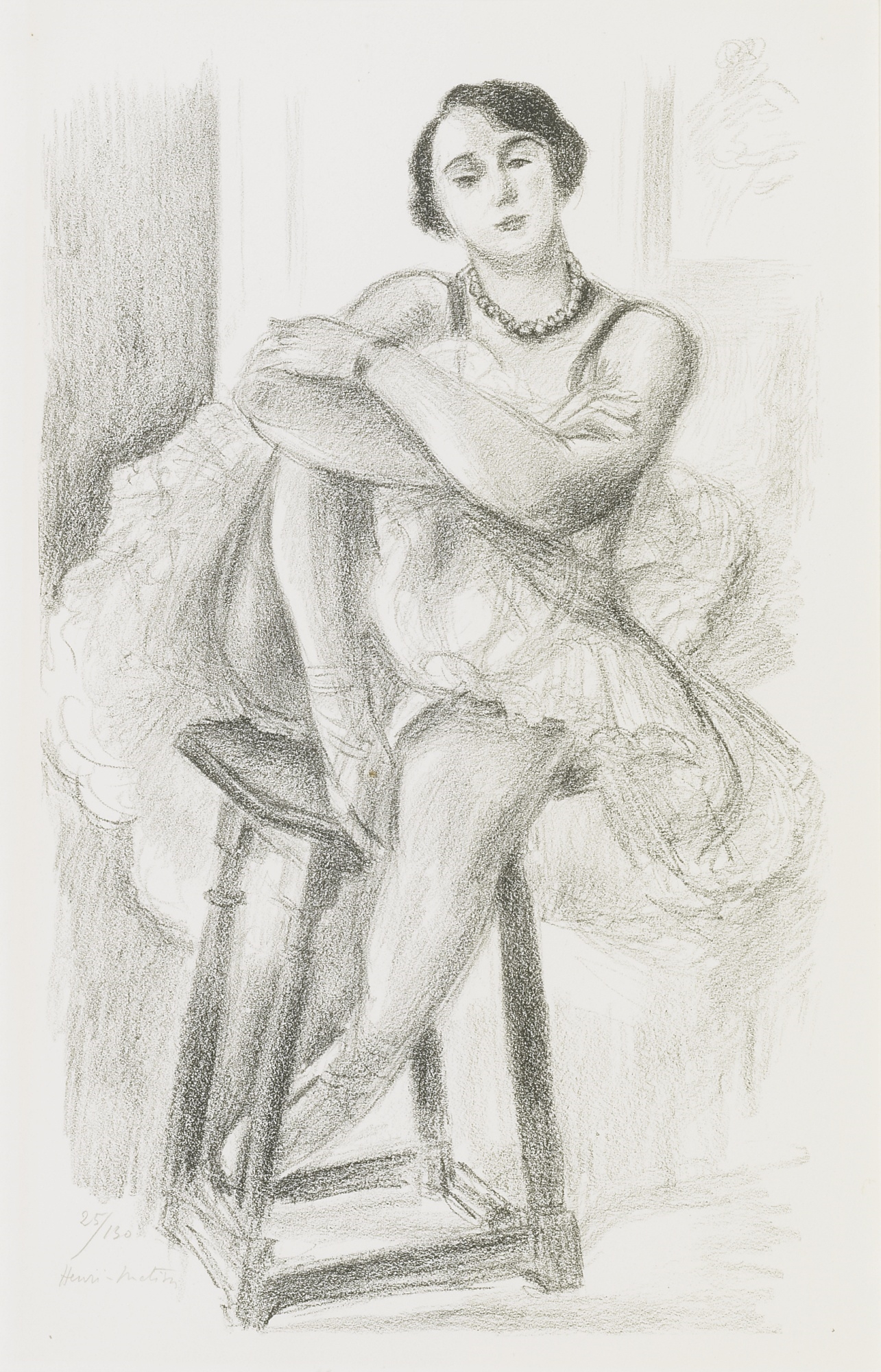 Henri Matisse | DANSEUSE AU TABOURET (DUTHUIT 481) | MutualArt