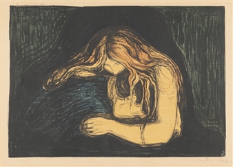Edvard Munch | VAMPYR II (W. 41) (1902) | MutualArt
