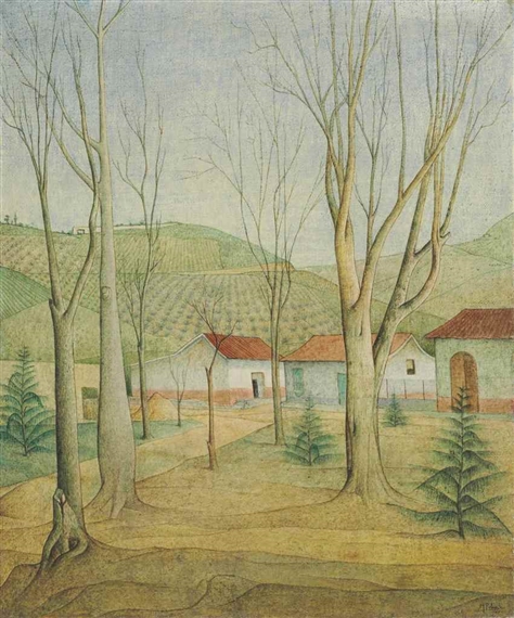 Héctor Poleo | Paisaje andino (1943) | MutualArt