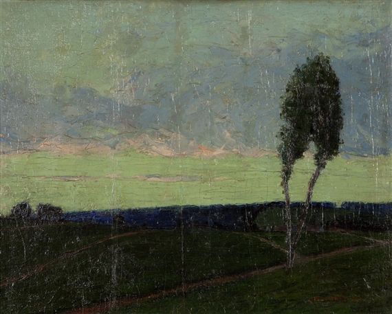 Konstantinos Parthenis | Landscape (1900) | MutualArt