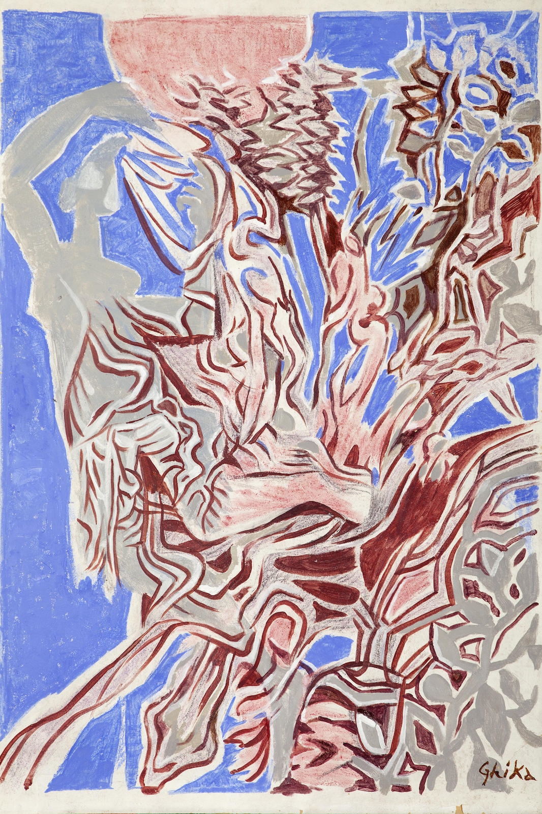 Nikos Hadjikyriakos-Ghika | La Jardiniere (1972) | MutualArt