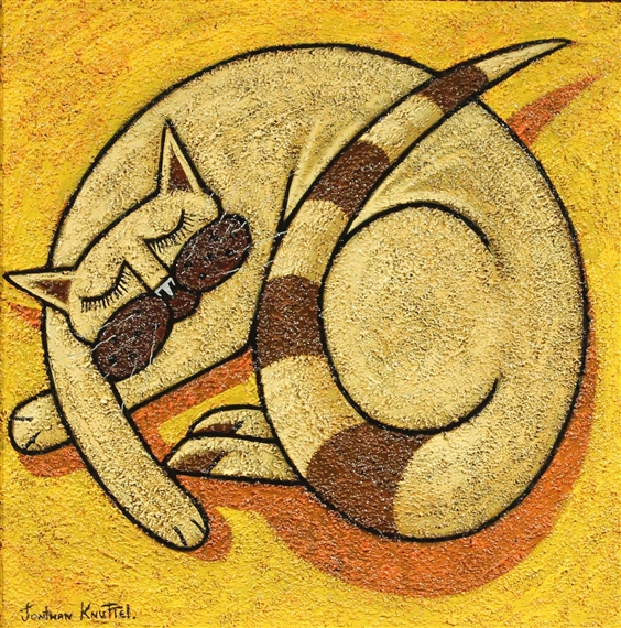 Jonathan Knuttel | Watchful Cat | MutualArt