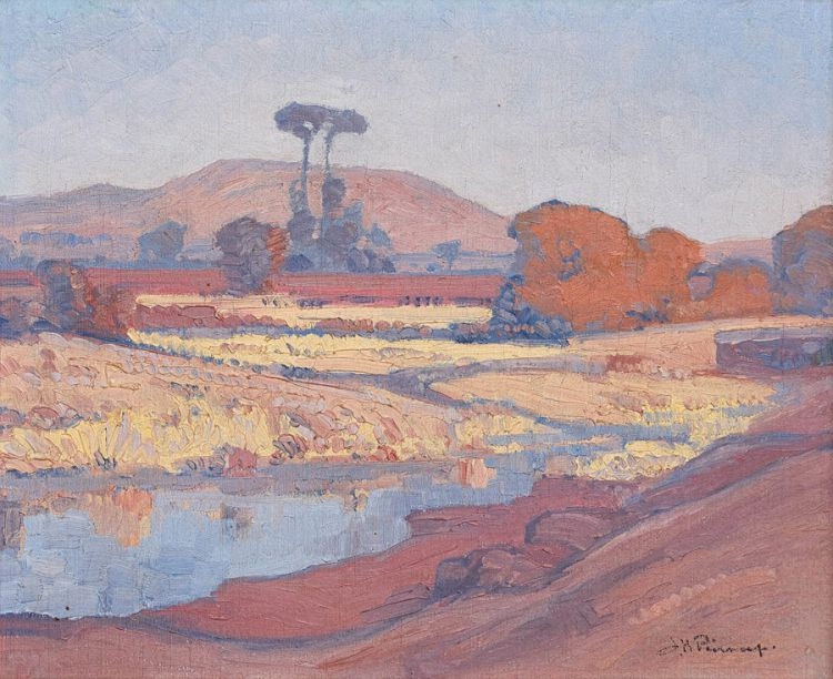 Jacob Hendrik Pierneef | Landscape with Riverbed | MutualArt