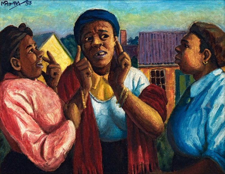 George Pemba | Gossipers (1983) | MutualArt