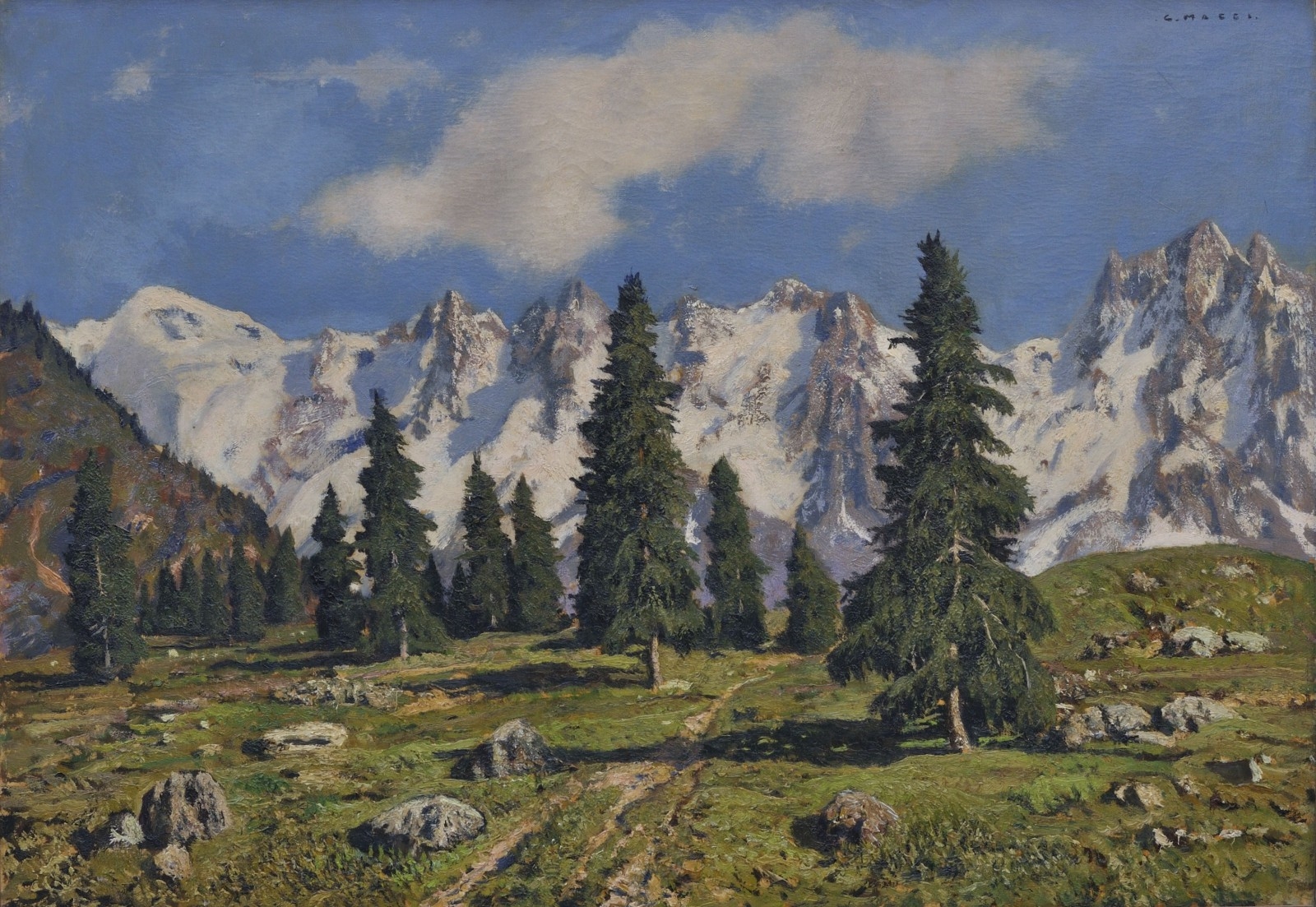 Cesare Maggi | La catena del Monte Bianco (1932 - 1937) | MutualArt
