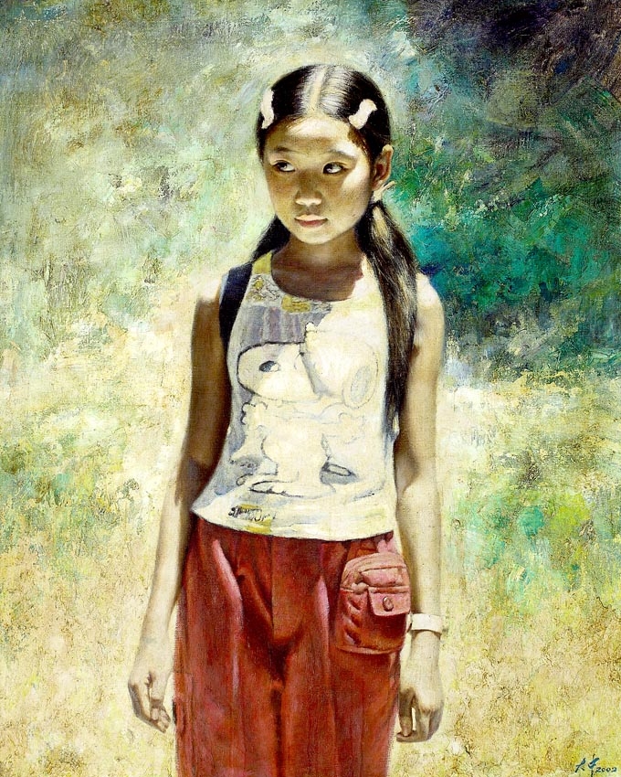 Zhang Da Zhong | Little Girl (2002) | MutualArt