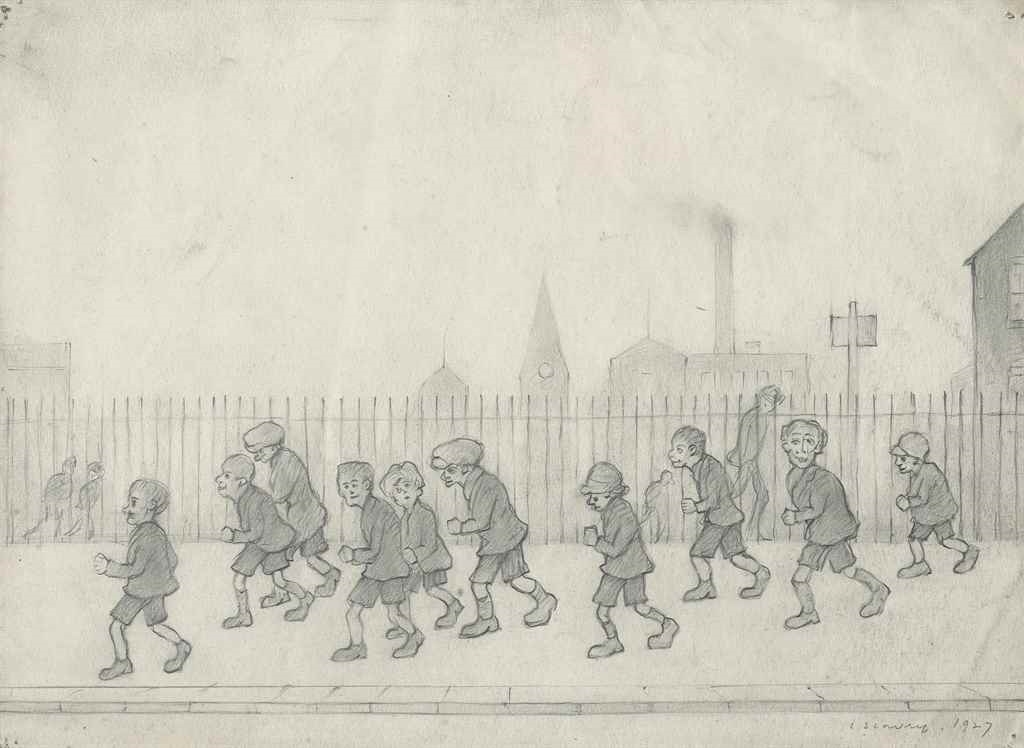 Laurence Stephen Lowry | Edward Henry Street, Rhyl (1929) | MutualArt