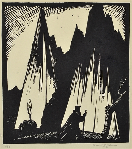 Edward Heffernan | Man At Cliff Face | MutualArt