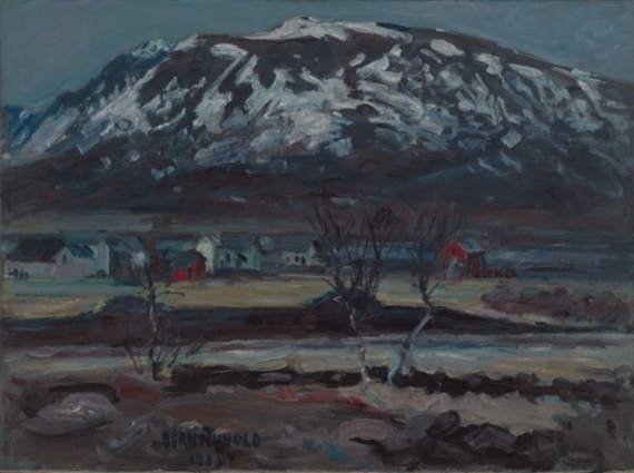 Bernt Tunold | Vårkveld, Sortland (1913) | MutualArt