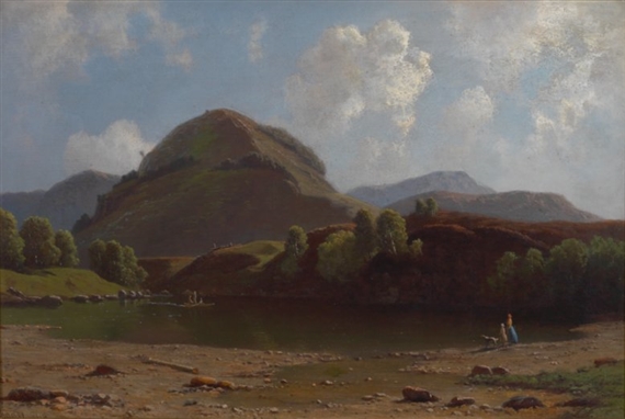 Knud Andreassen‏ Baade | Landskap (1864) | MutualArt