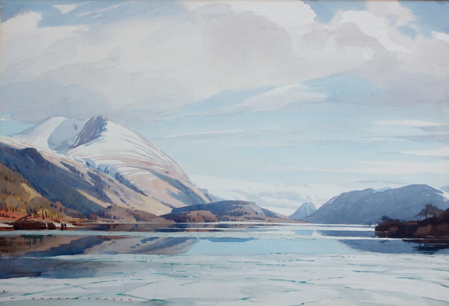 William Heaton Cooper | Melting Ice on Thirlmere | MutualArt