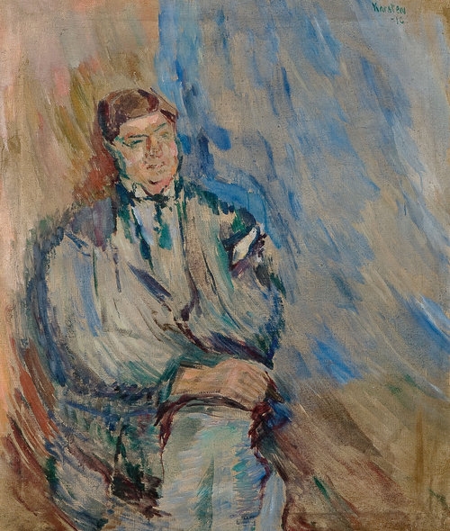 Ludvig Peter Karsten | Portrait of Sven Elvestad (1916) | MutualArt