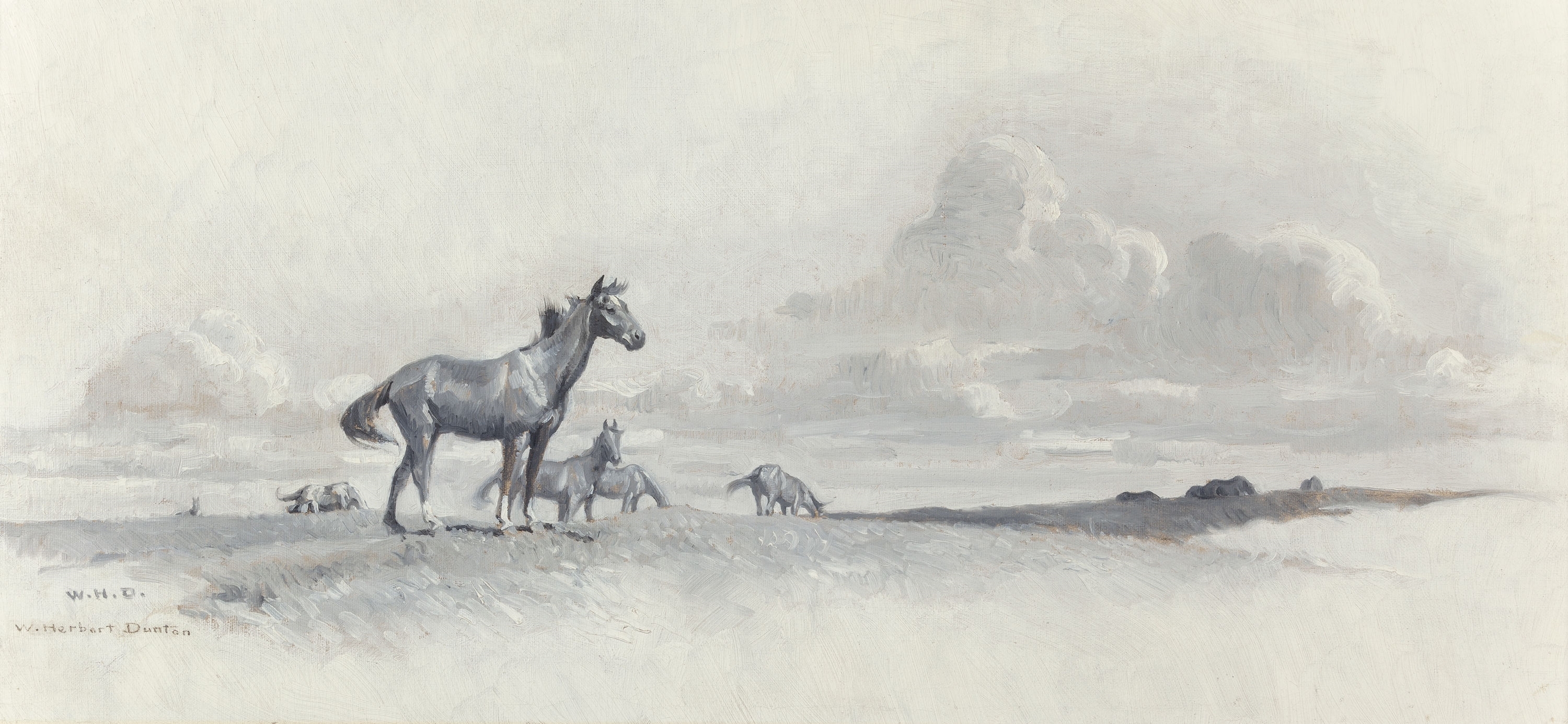 W. Herbert Dunton | He Roamed the Open Range | MutualArt