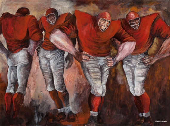 Ernie Barnes | Football Players | MutualArt