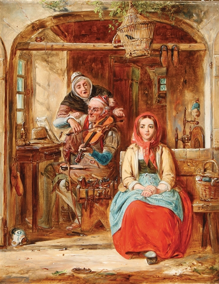 Robert McInnes | Detaining a Customer (1849) | MutualArt