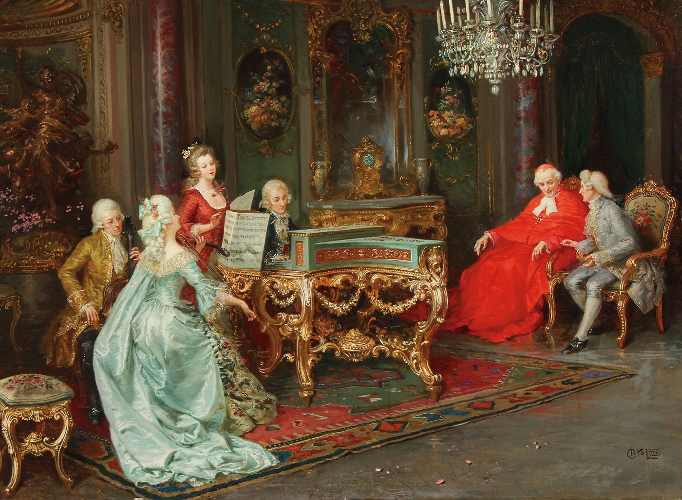 Cleto Luzzi | Recital for the Cardinal | MutualArt