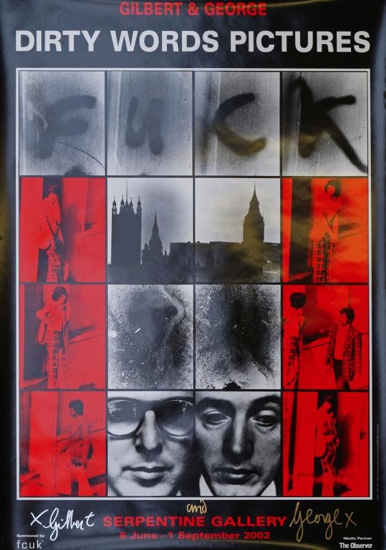 Gilbert & George | Dirty Words Pictures (2002) | MutualArt