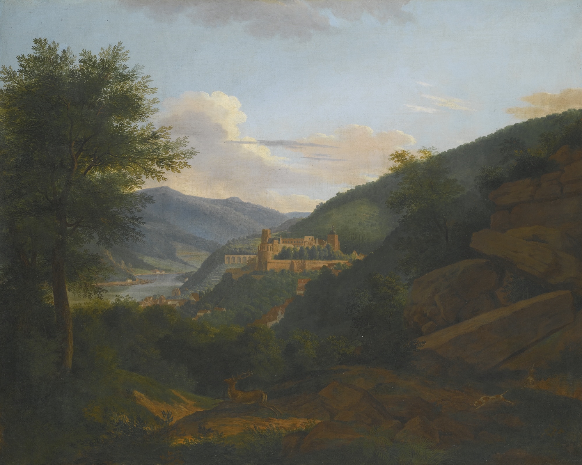 Jakob Roux | View of Heidelberg | MutualArt