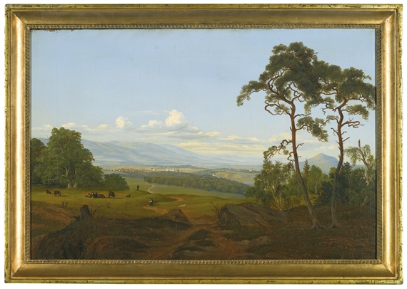 Johann Anton Castell | Bohemian Landscape Near Teplitz | MutualArt