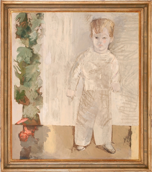 Anne Poor | Full-length portrait of a young boy | MutualArt