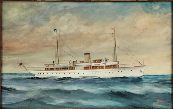 Joe Selby | Painting & Photo Portraits of the Motor Yacht Robador (1926 ...