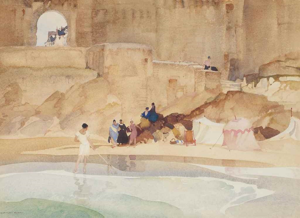 William Russell Flint | On the Beach | MutualArt