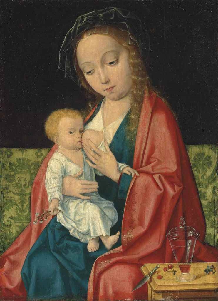 Joos Van Cleve | The Christ Child eating grapes | MutualArt