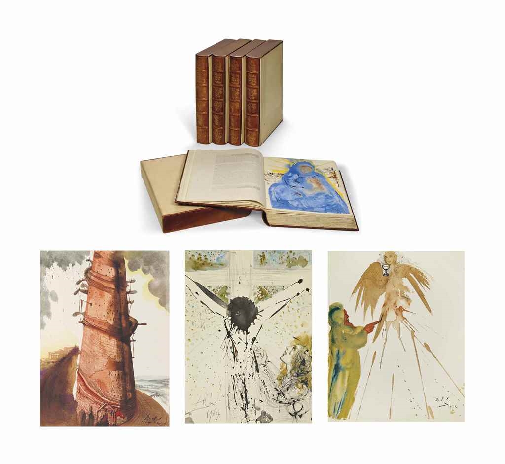 Salvador Dalí | 5 Books Set of 105 Works: Biblia Sacra, Milan, Rizzoli ...