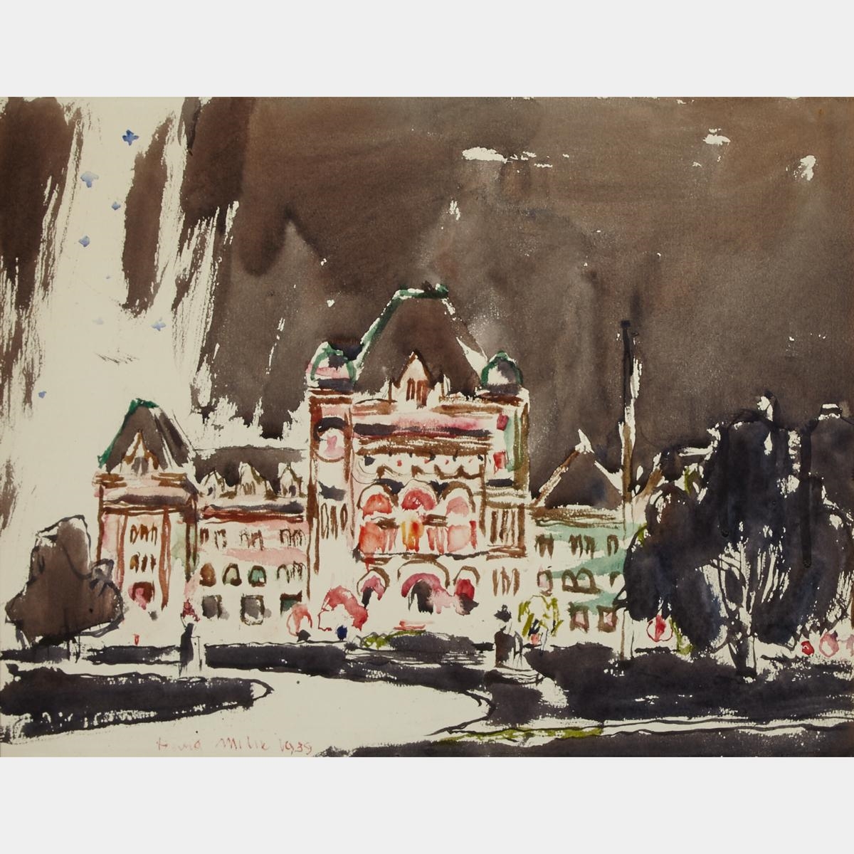 David B. Milne | PARLIAMENT BUILDINGS (1939) | MutualArt