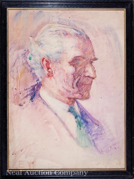 Ellsworth Woodward | Portrait of Robert Woodward, Artist's Brother ...